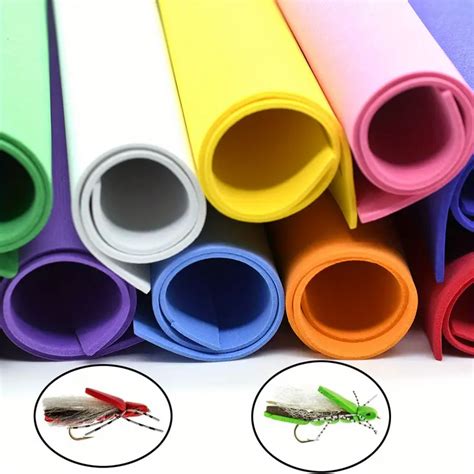 Colored Eva Foam Paper Fly Tying Foam Paper Material Grass Temu Australia