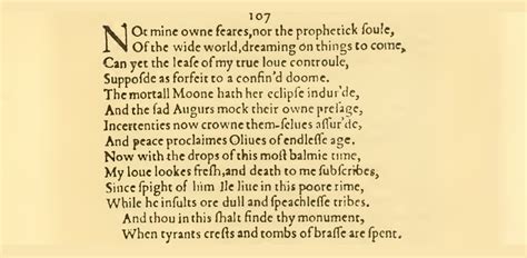 Virtual Grub Street The Sonnets Of Shakespeare Sonnet 107 “the Mortall Moone Hath Her Eclipse