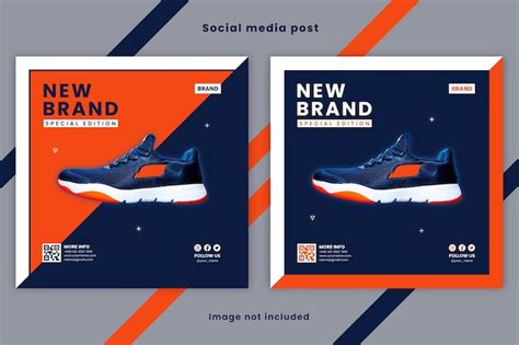 패션 판매 소셜 미디어 게시물 템플릿 프리미엄 벡터