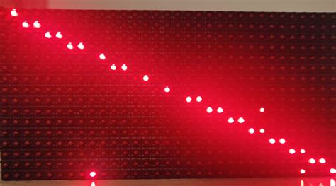 monochrome 32 16 p10 hub12 led matrix control with esp32 smartmatrix community