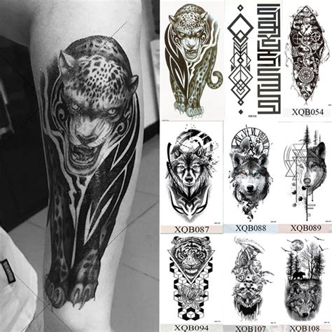 Lions And Tigers And Bears Tattoo