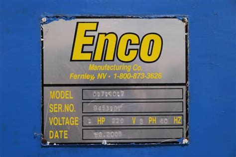 Enco 01712017 18 Variable Speed Vertical Band Saw The Equipment Hub