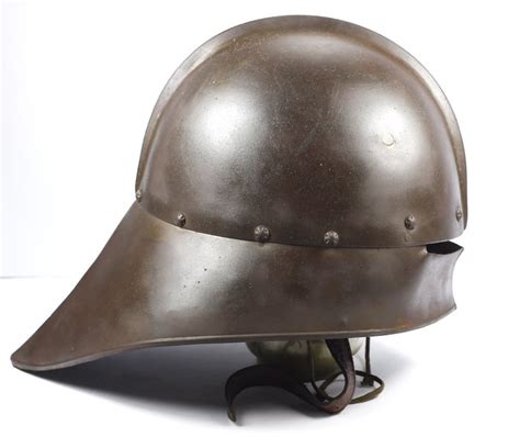 Medieval Helmet Sallet Type Steel Leather Catawiki