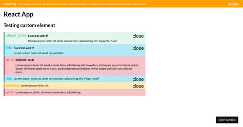 Custom Component React Forked Codesandbox