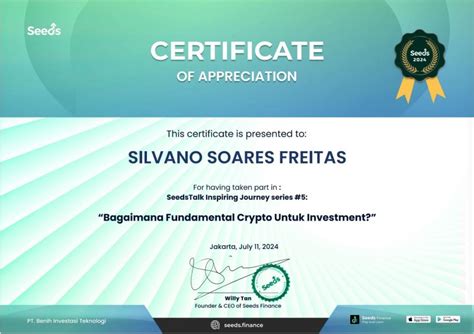 Silvano Soares Freitas On Linkedin Crypto Blockchain Investment Learning Crypto Seedsfinance