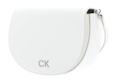 Calvin Klein CK Daily Saddle Bag Pebble White | modeherz