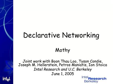 Ppt Declarative Networking Powerpoint Presentation Free Download
