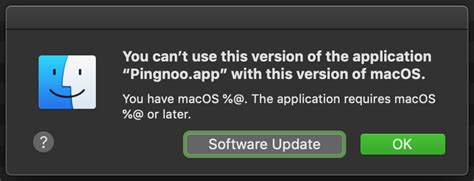 Minimum MacOS Supported Version Issue Nedrysoft Pingnoo GitHub