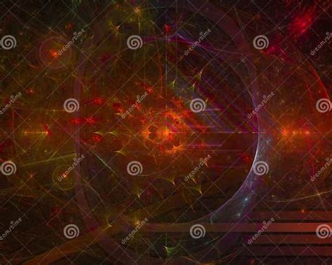 Abstract Fractal Digital Design Card Template Dynamic Rendering Future Backdrop Shape Beautiful