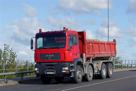 Литва № Lsk 185 — Man Tga 35410 — Фото — Фототрак