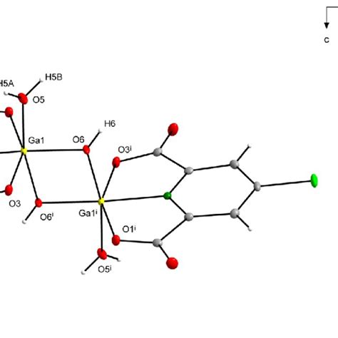 Molecular Structure And Atomic Labelling Scheme For Complex [ga Chel H Download Scientific