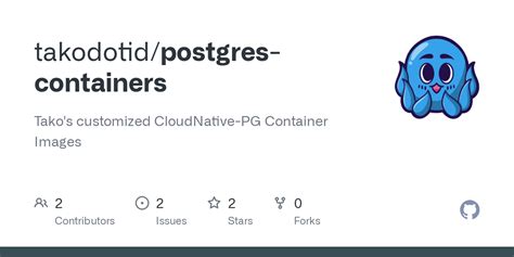 Github Takodotidpostgres Containers Takos Customized Cloudnative