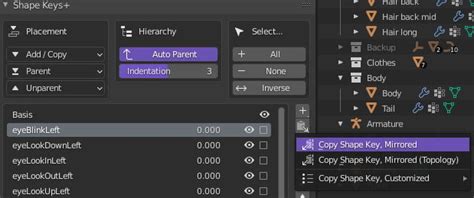 You Can Also Choose Where Newly Added Shapekeys Appear And Move
