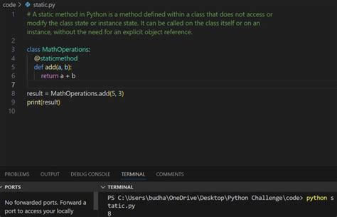 Prakash Budha Magar On Linkedin Day33 I Learned About Static Method In Python