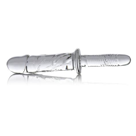 Brutus Glass Dildo Thruster Clear Nasti By Nature