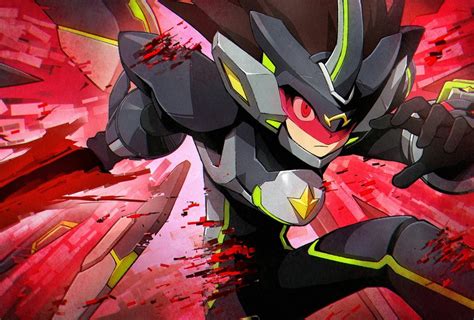 Geo Stelar And Black Ace Mega Man And 2 More Drawn By Okkuuoexistcm