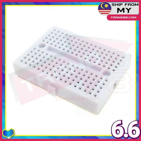 Syb 170 Linkable Mini Breadboard 170 Holes Lazada