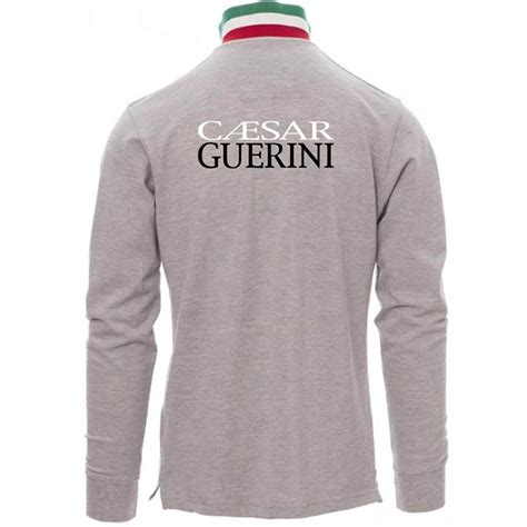 Polo Manches Longues Homme Caesar Guerini Blanc