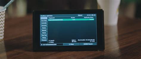 Nintendo Accidentally Shows Switch S Dev Menu