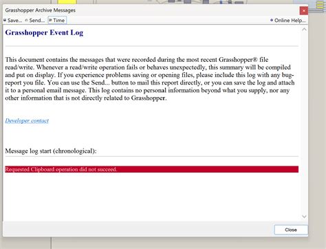 Copy Paste Not Working Grasshopper Mcneel Forum