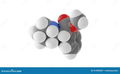 Methylphenidate Molecule Cns Stimulant Molecular Structure Isolated