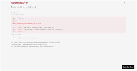 Use Autocomplete Examples Codesandbox