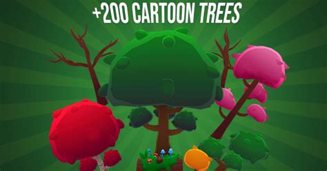 Stylized Trees Pack 200 Tree Assets 3d Trees Unity Asset Store