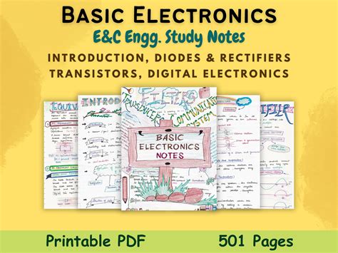 Basic Electronics Study Notes Pdf For Stem Electrical And Computer