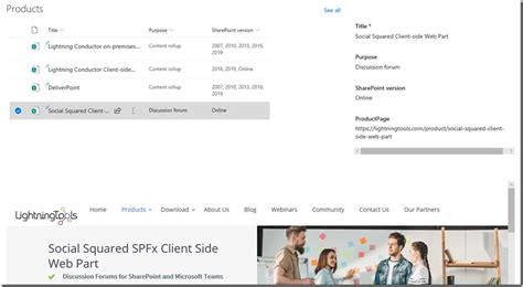 Sharepoint Online Web Part Connections Lightning Tools
