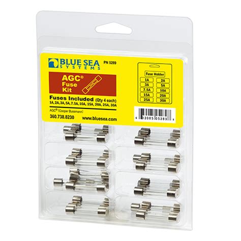 Blue Sea Fuse Agc 41 Piece Kit Amit Retail
