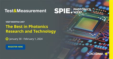 Spie Photonics West 2024 Yokogawa Testandmeasurement