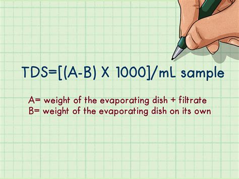 How To Calculate Total Dissolved Solids Steps With Pictures