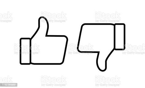 엄지 손가락 위로 및 엄지 손가락 아래로 평면 아이콘입니다 벡터 일러스트레이션 개념에 대한 스톡 벡터 아트 및 기타 이미지 개념 거절 경외감 Istock