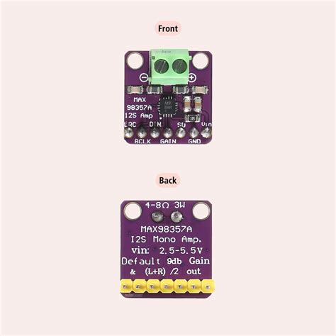 Max98357 I2s 3w Class D Audio Decoder Module Digital Amplifier For Esp32 Arduino And Raspberry Pi