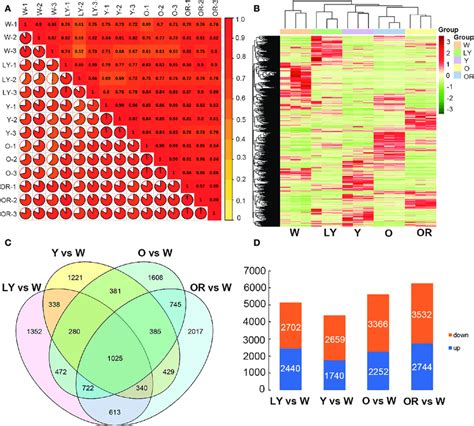 Gene Expression Profiling Of Five Samples A Correlation Coefficients Download Scientific