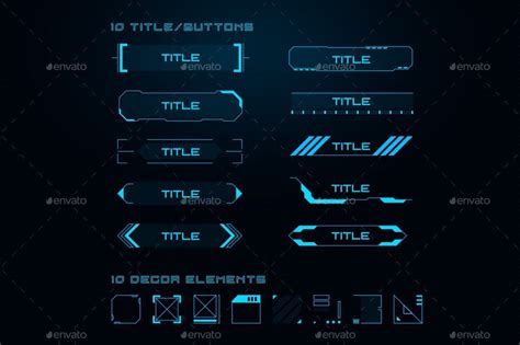 Sci Fi Ui Elements