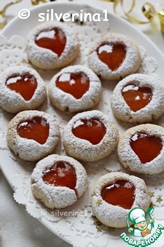 Песочное печенье с джемом Рецепт Песочное печенье Печенье Рецепты песочного печенья