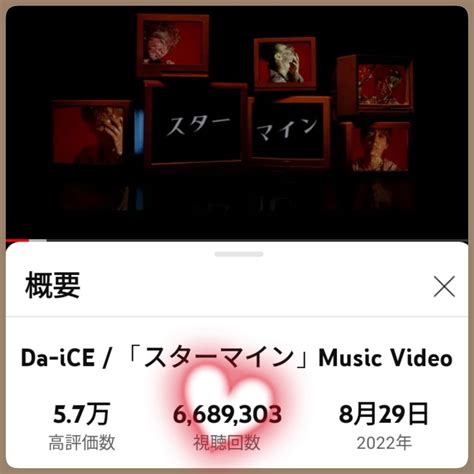 Da Ice スターマイン Mv 666万回再生を突破 花村想太よりda Iceの部屋
