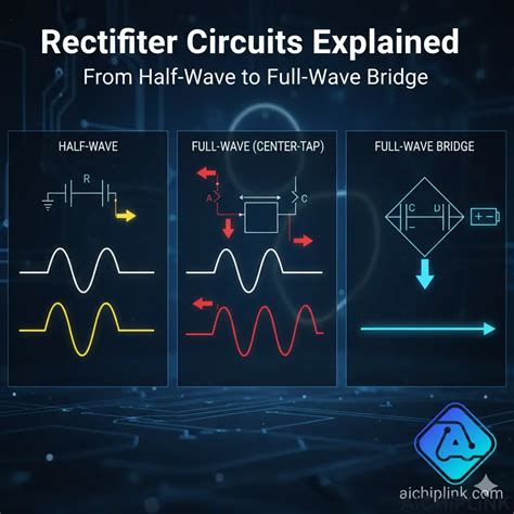 Rectifier Circuits Explained From Half Wave To Full Wave Bridge