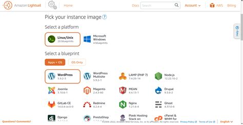 AWS Lightsail Virtual Private Server VPS Cloudkul