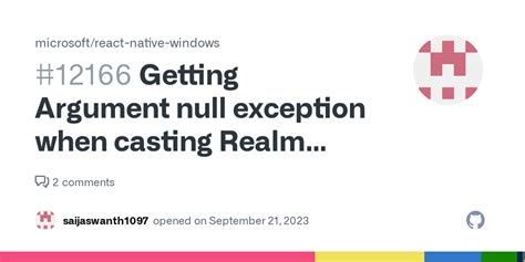 getting argument null exception when casting realm object with null