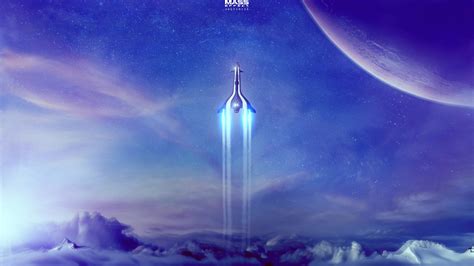 Mass Effect Andromeda Spaceship 4k Live Wallpaper