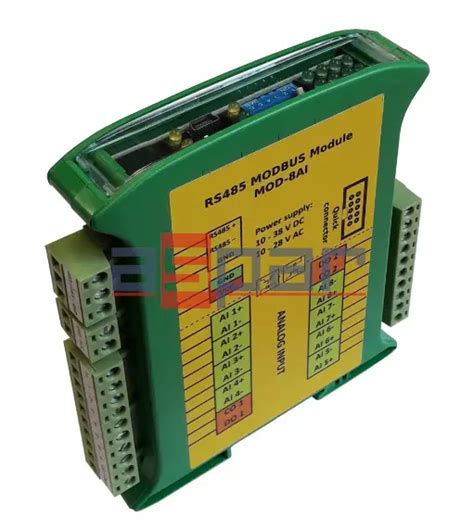 Aspar Rs485 8 Analogue Universal Inputs Module User Manual