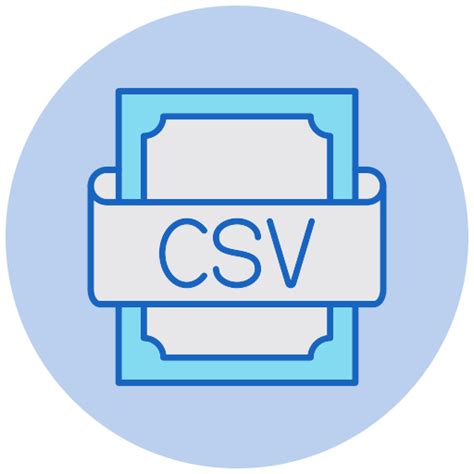 Csv Generic Color Lineal Color Icon Csv Generic Color Lineal Color Icon