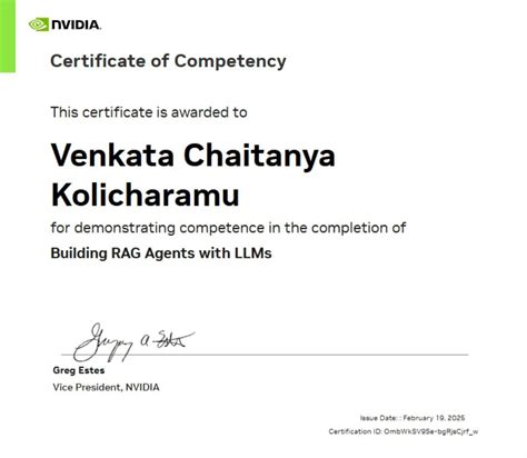 🚀 Excited To Share That Ive Successfully Completed The Building Rag Agents With Llms