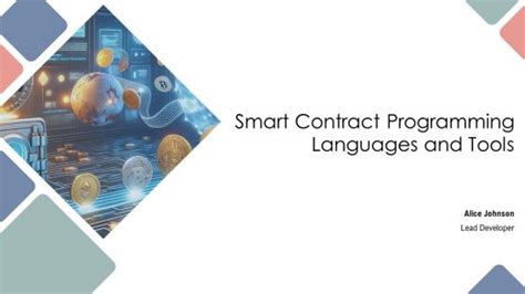 Smart Contract Programming Languages And Tools Ppt Slides At