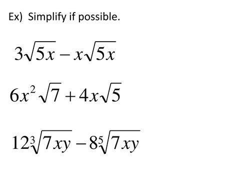 Ppt 6 2 Binomial Radical Expressions Powerpoint Presentation Free Download Id 1894028
