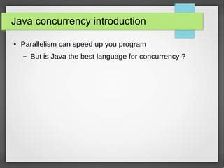 Java Concurrency PPT