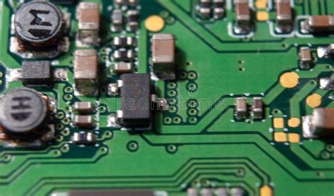 Microelectronics Integrated Circuits Microchips Radio Components Stock Image Image Of