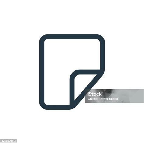 흰색 배경에서 격리된 문서 벡터 아이콘입니다 웹 사이트 디자인 및 모바일 앱 개발을 위한 개요 씬 라인 문서 아이콘 얇은 줄